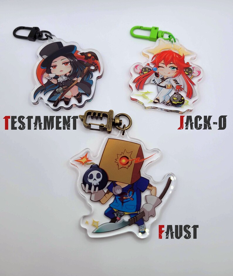 Guilty Gear Strive GGST Keychains Bridget May Ram - Etsy