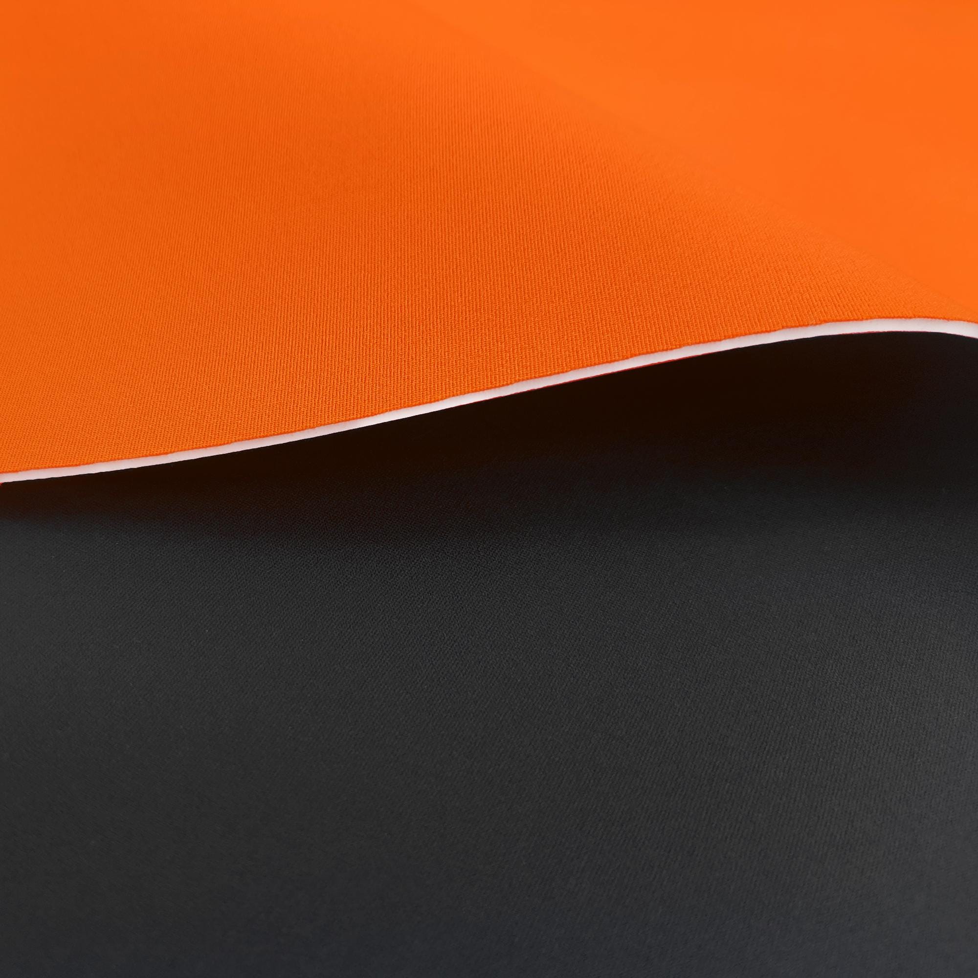 2mm Orange and Black Neoprene Fabric Cloth, Scuba Wetsuit Material ...