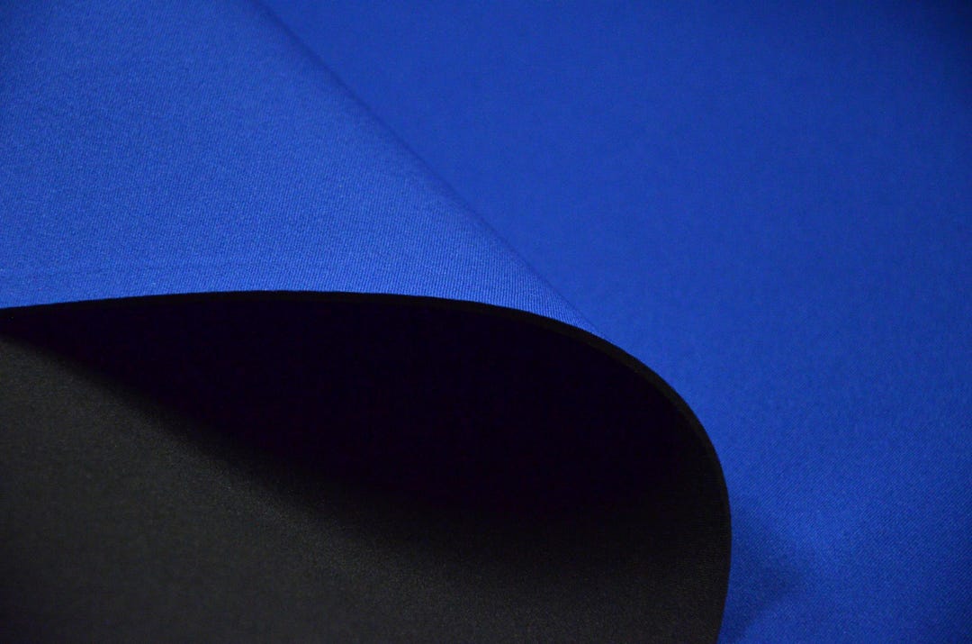 Navy Blue 2mm Neoprene Fabric Sheet: Waterproof Rubber Core - Etsy