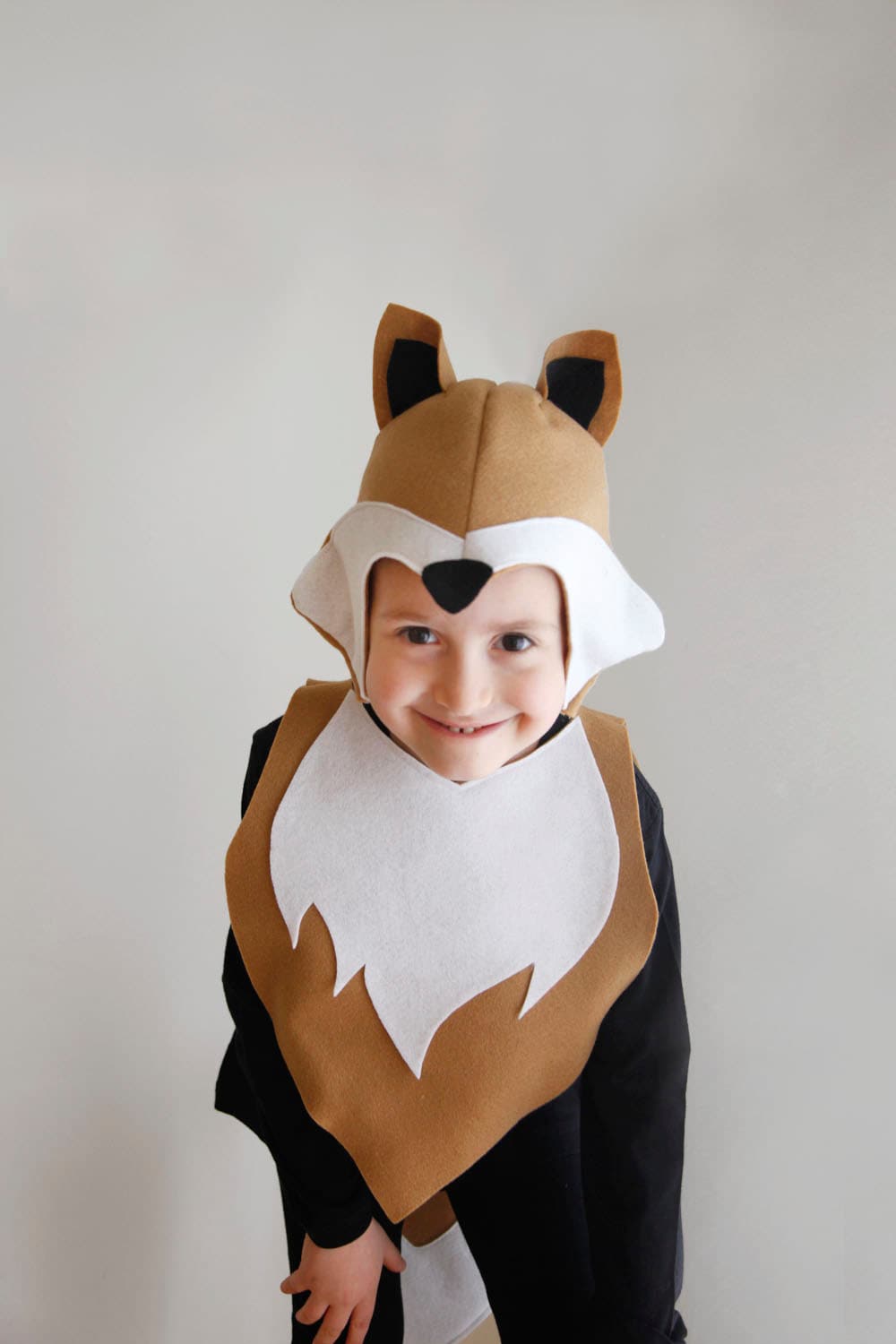 Fox PATTERN DIY Costume Mask Sewing for Boy Instant Download Woodland Animals Ideas for Kids Baby Children Easter Holiday Halloween Gift Etsy