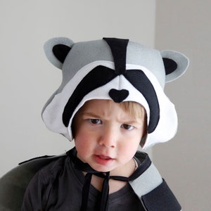 Raccoon PATTERN DIY Costume Mask Boy Sewing Instant Download Woodland ...