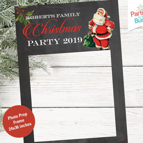 Merry Christmas Photo Prop Frame Photo Booth - Etsy