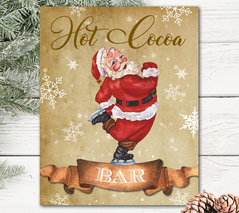 Printable Christmas Party Signs Set of 3 S'mores - Etsy