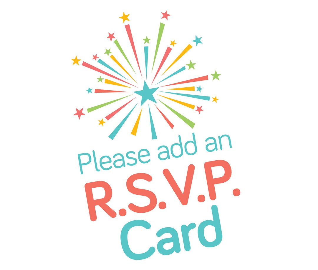 R.S.V.P. Card Add on (digital), Matching Reply Card, Printable RSVP ...