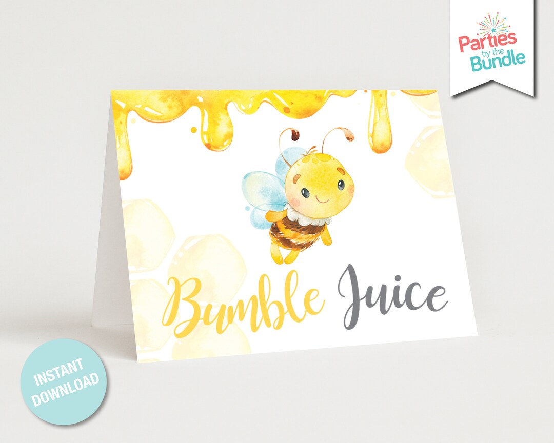Bee Food Tags & Place Cards | Honey Bee Buffet Labels | Mommy to Bee ...
