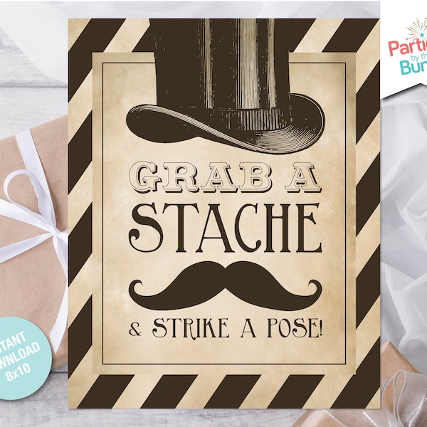 Grab a Stache - Etsy