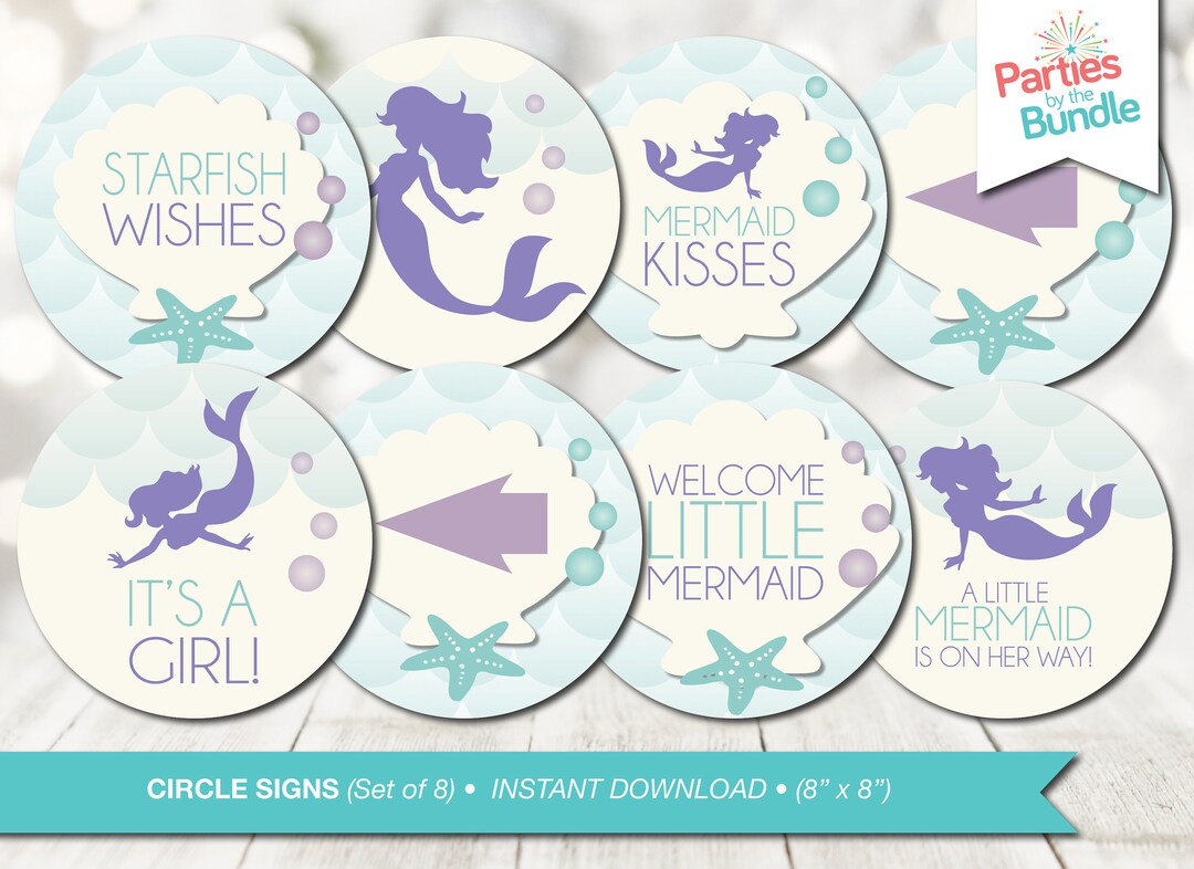 Make a Splash With These Printable Mermaid Signs - Perfect for Your ...