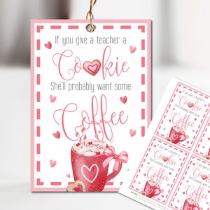 Printable Valentine's Day Gift Tag If You Give Your - Etsy