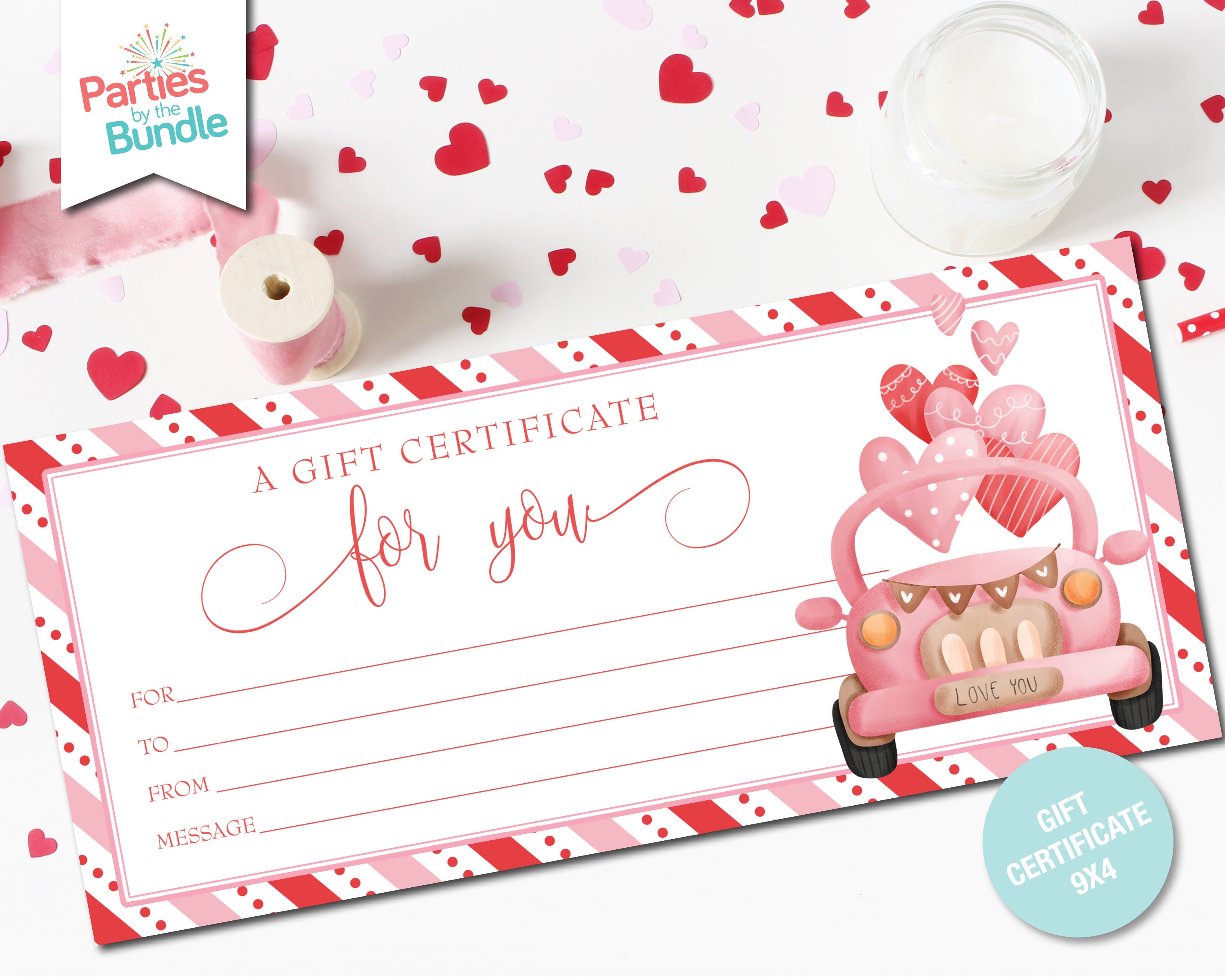 Printable Valentine's Day Gift Certificate | Etsy