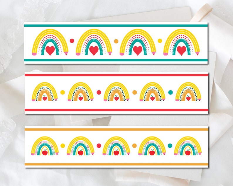 Back to School Water Bottle Labels: Printable Wrappers (instant ...