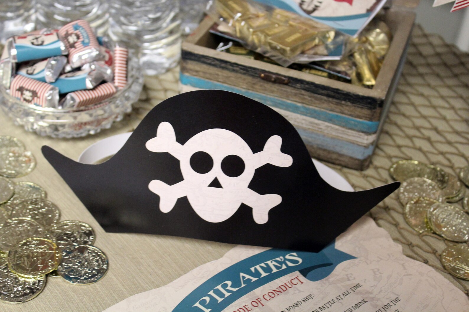 Party Hats Pirate Birthday Party Hats Pirate Party Hats | Etsy