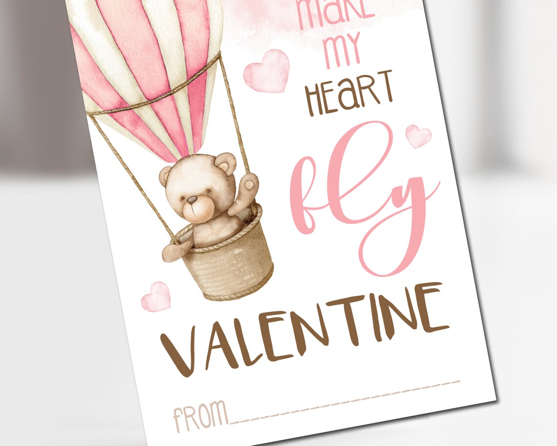 Printable Valentine's Day Gift Tag Valentine Favor Tag - Etsy