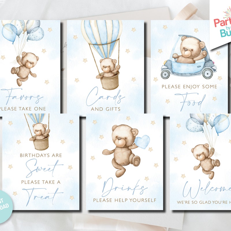 Teddy Bear Birthday - Etsy