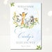 Safari Baby Shower Welcome Sign Little Wild One Easel - Etsy
