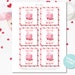 Printable Valentine's Day Gift Tag, Valentine's Favor Tag, Hot ...