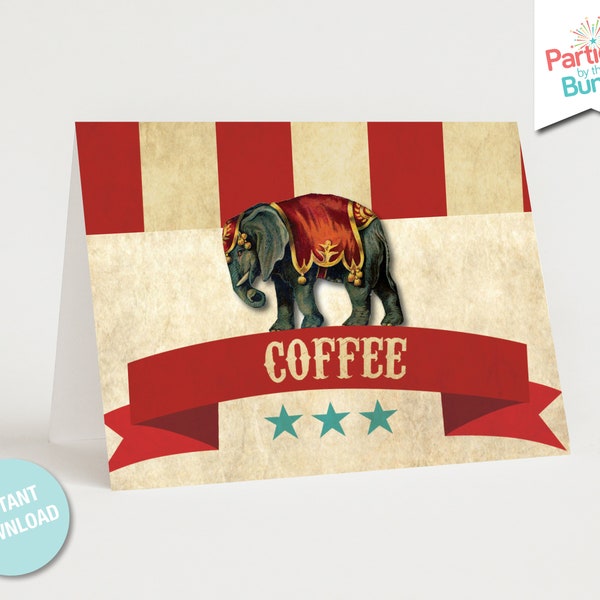 Carnival Food Labels - Etsy