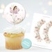 Fairy Baby Shower Cupcake Topper Set: Garden Floral Decoration (INSTANT ...