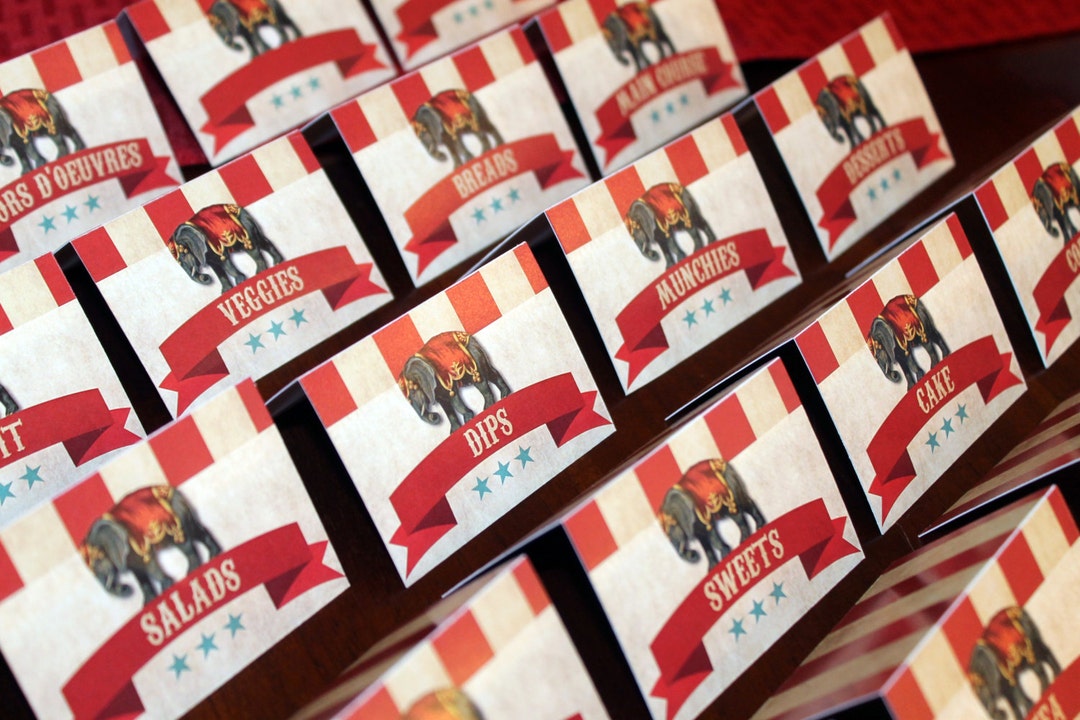 Circus Birthday Party Printables Greatest Showman Carnival - Etsy