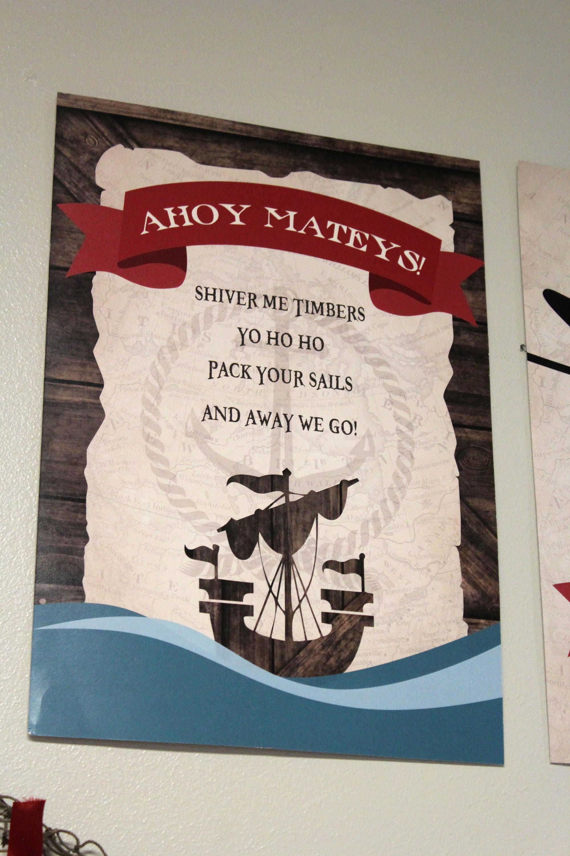 Pirate Party Pirate Posters Party Decorations Pirate Party | Etsy