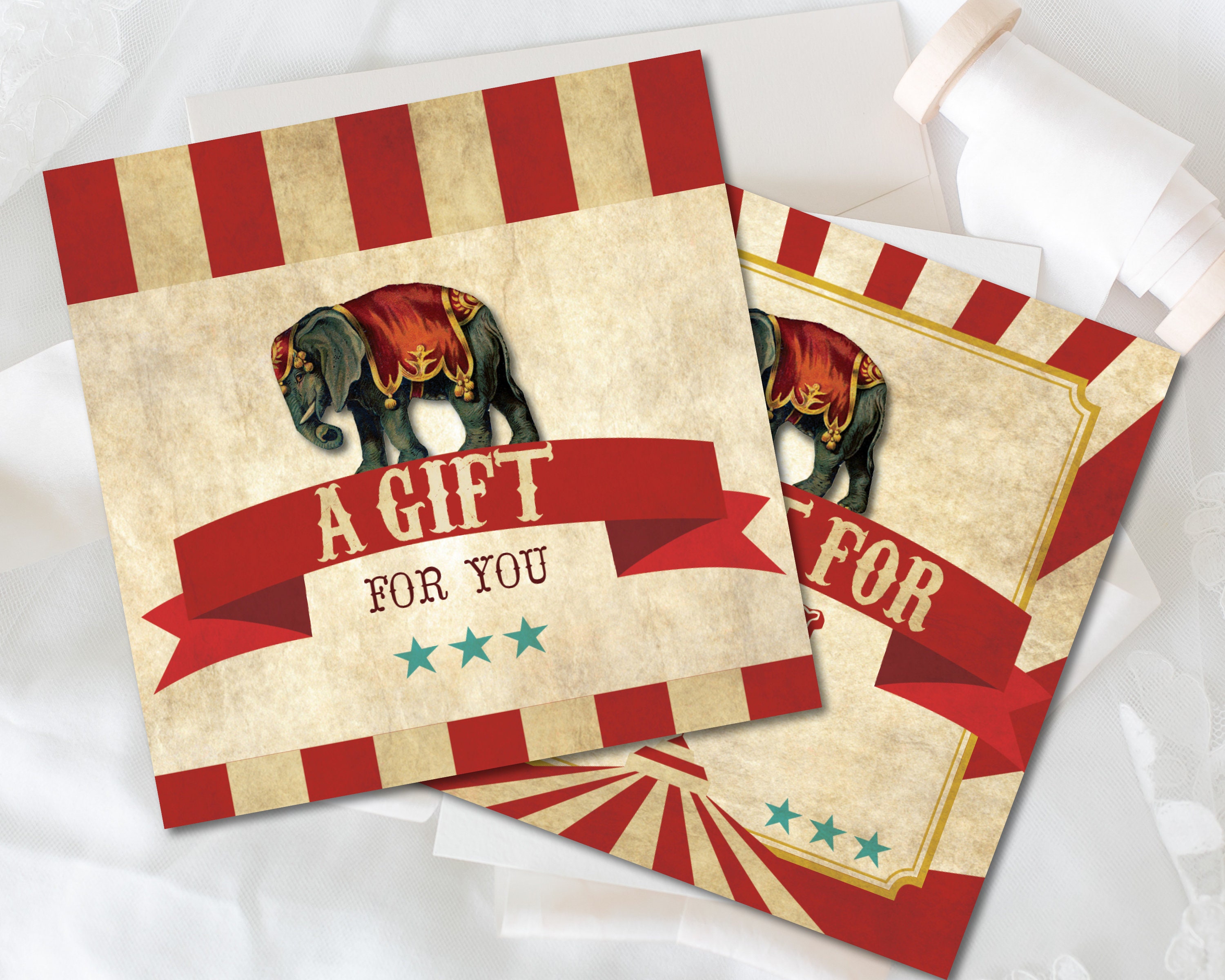 Circus Birthday Gift Tags Greatest Showman Printable Birthday Party ...