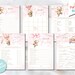 Teddy Bear Baby Shower Games, Printable Game Cards, Baby Bingo, Baby ...