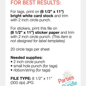 Back to School Gift Tag | First Day of School Round Stickers | PTO ...