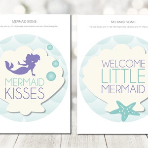 Make a Splash With These Printable Mermaid Signs - Perfect for Your ...