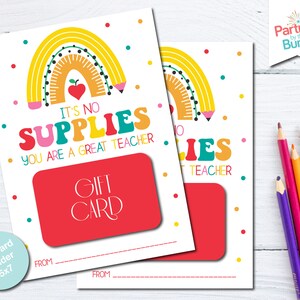 Teacher Appreciation Gift Card Holder | Back to School Teacher Gift ...