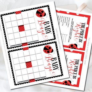 Ladybug Baby Shower Games, Little Lady Baby Shower Games, Ladybug Game ...