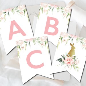 Easter Party Banner, Printable Easter Banner, Easter Bunting, Party ...