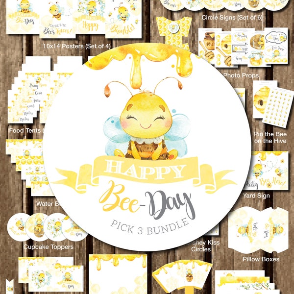 Bee Birthday Decorations - Etsy