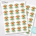 Back to School Gift Tag First Day of School Round Stickers PTO Teacher ...