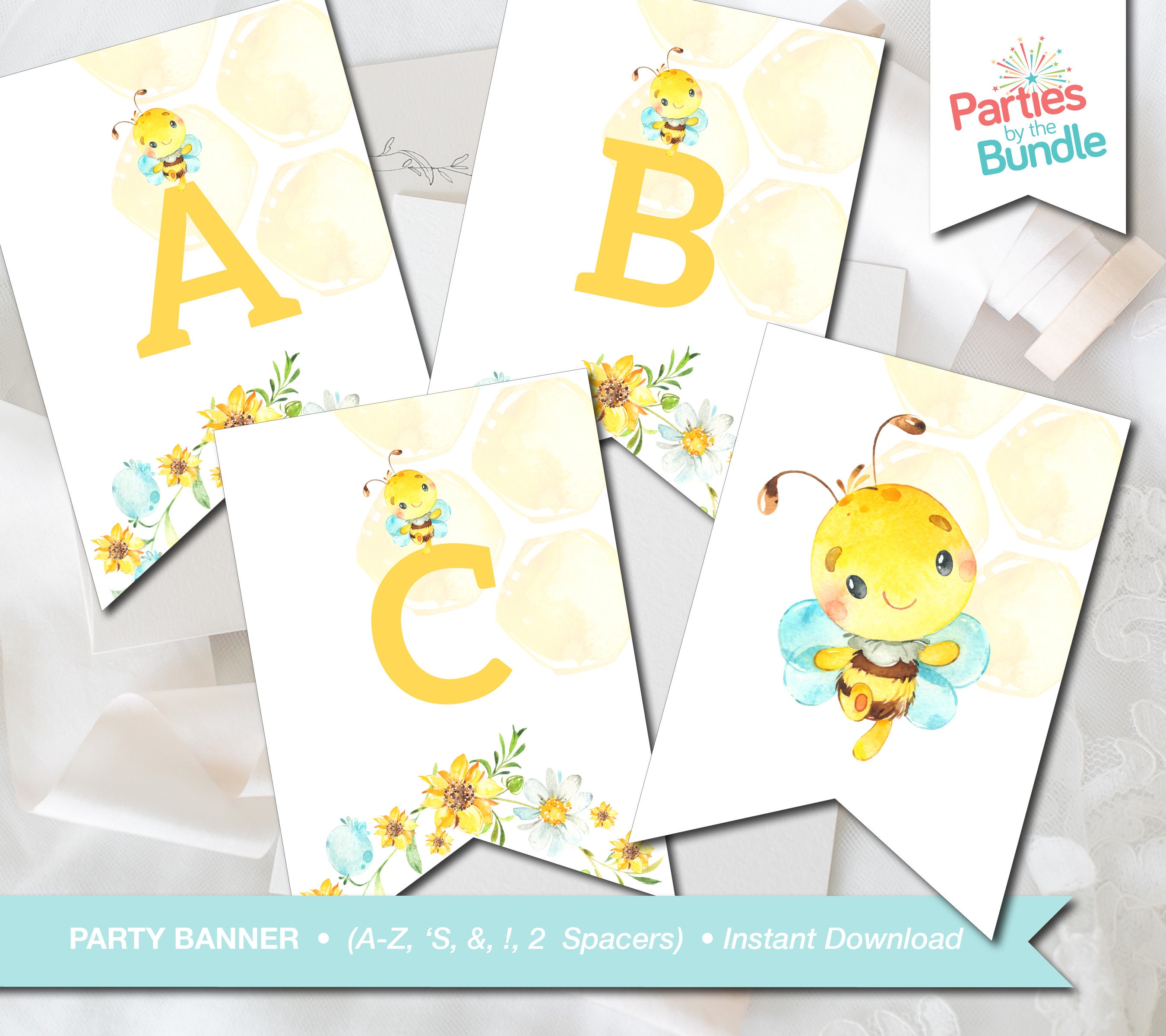 Mommy to Bee Baby Shower Banner Banner Bunting Party - Etsy