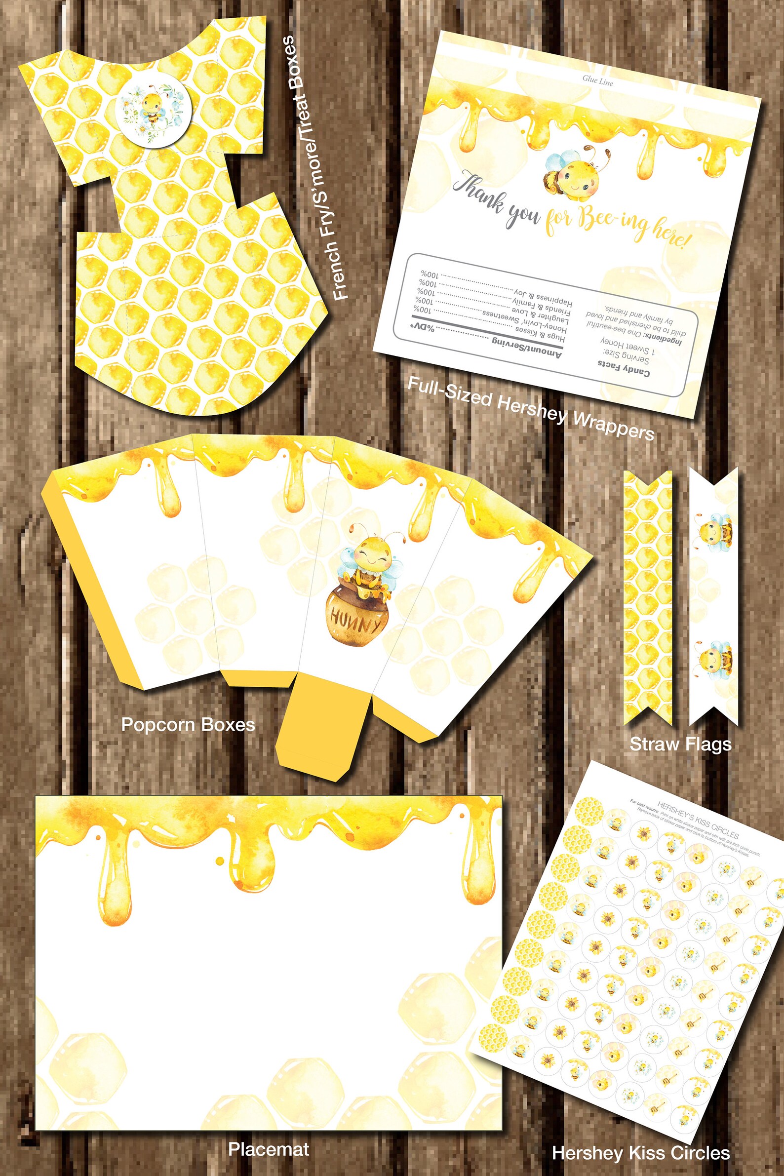 Bee Birthday Party Bundle Bee Day Party Kit Bee Day 1st - Etsy