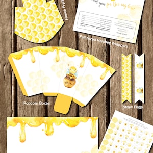 Bee Birthday Party Bundle Bee Day Party Kit Bee Day 1st Printable ...