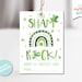 Printable St. Patrick's Day Gift Tag Shamrock Rainbow - Etsy