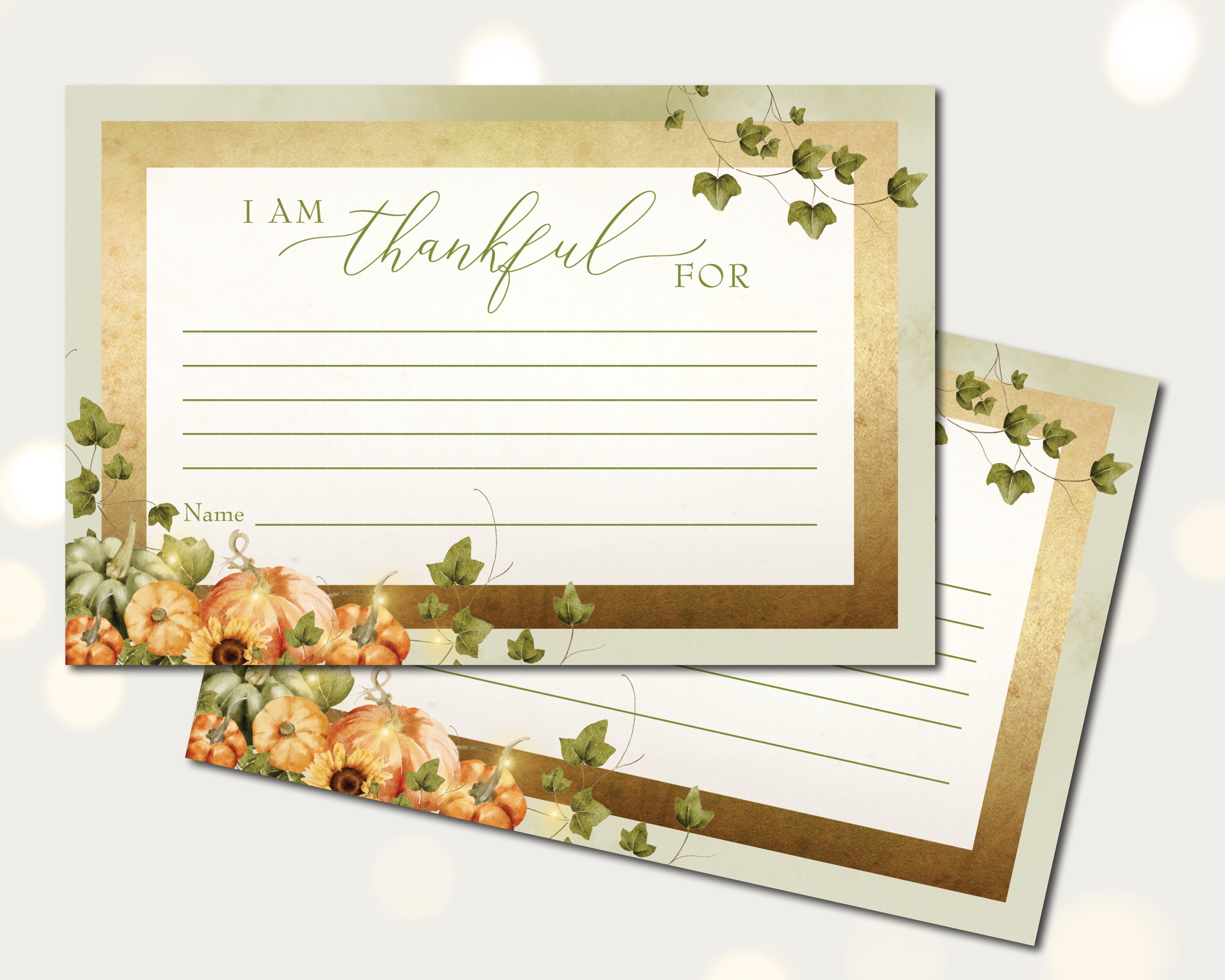 Thanksgiving Gratitude Card, Friendsgiving Thankful Cards, Thankful for ...