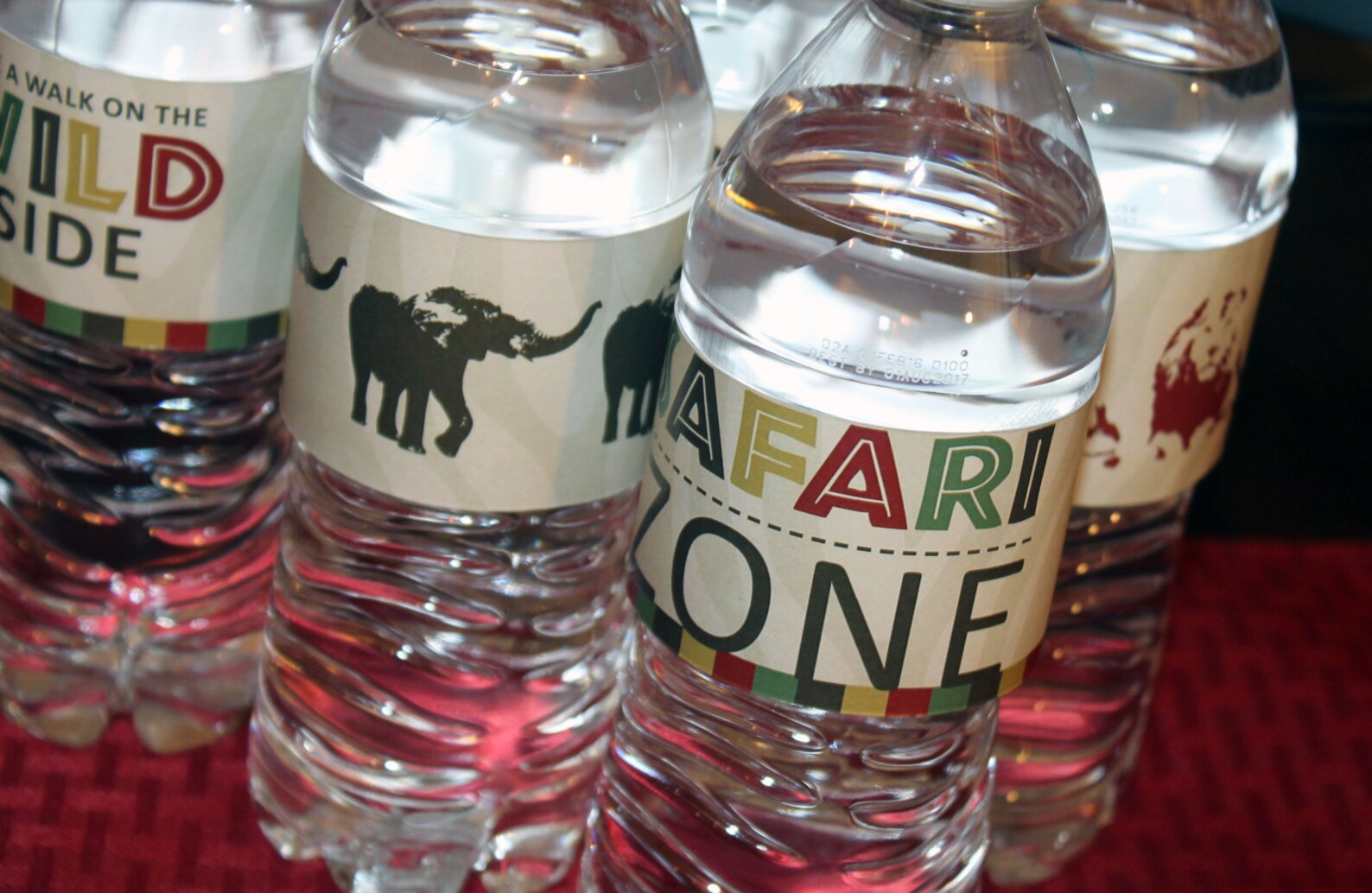 Safari Water Bottle Labels Jungle Water Bottle Labels Zoo | Etsy