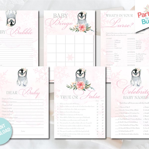 Penguin Baby Shower - Etsy