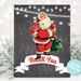 Retro Santa Thank You Note, Christmas Thank You Cards, Holiday Thank ...