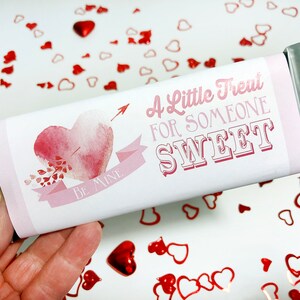 Valentine Favors, Valentine Decor, Full Sized Hershey Wrappers, Hershey ...