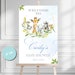 Safari Baby Shower Welcome Sign Little Wild One Easel - Etsy