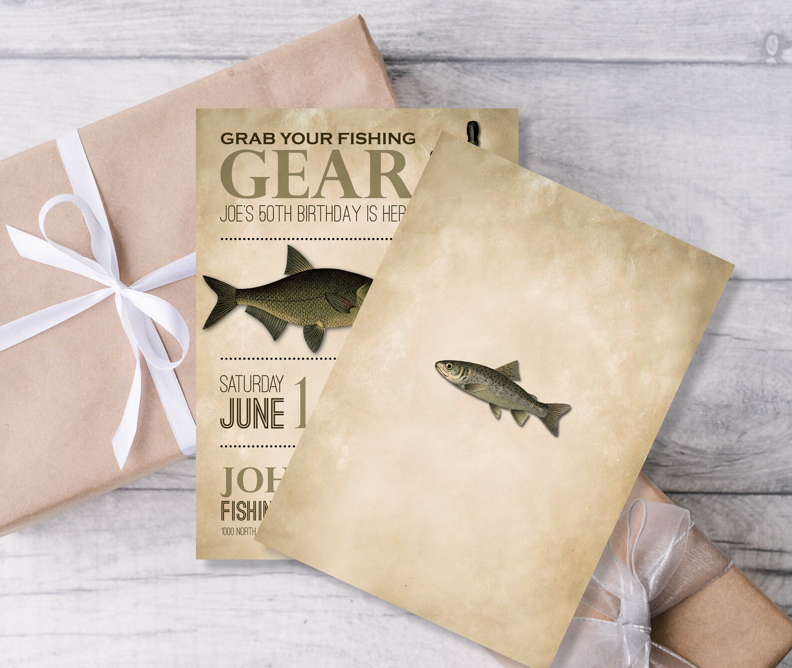 Fishing Invitation Fishing Party Invitation Fishing Birthday - Etsy