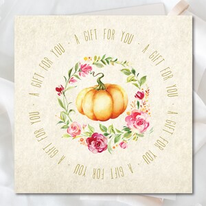 Little Pumpkin Baby Shower Gift Tags Fall Pumpkin Thank You Tags ...