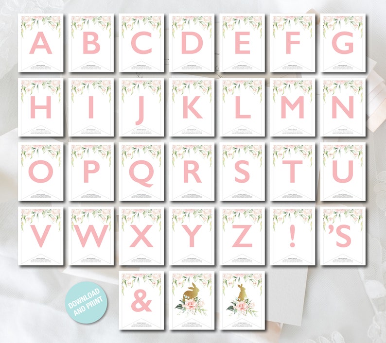 Easter Party Banner, Printable Easter Banner, Easter Bunting, Party ...