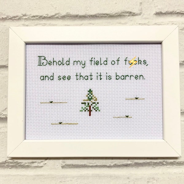 Rude Cross Stitch - Etsy