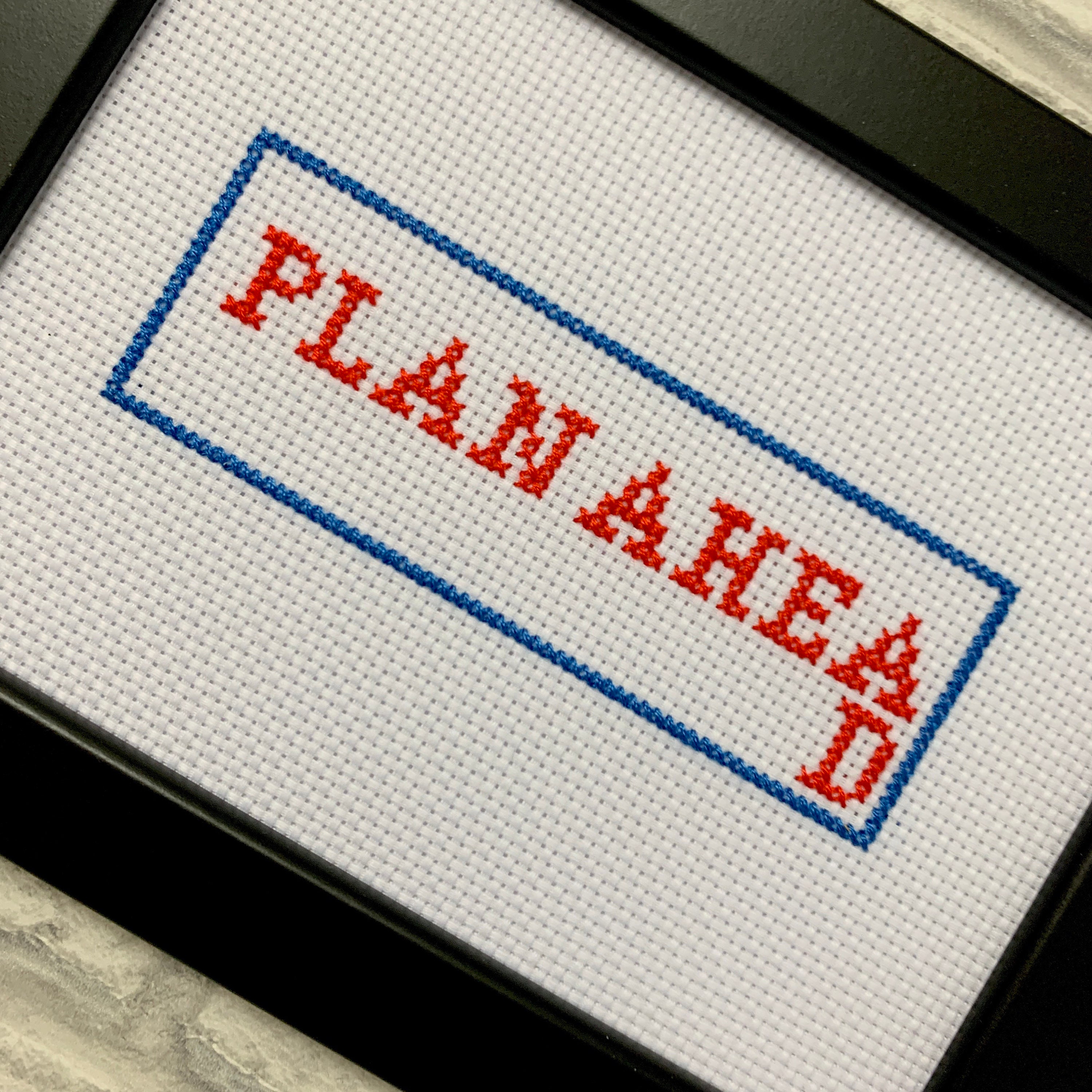 Plan Ahead Cross Stitch Funny Ironic Snarky Needlepoint - Etsy