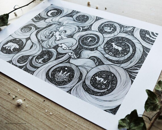 Greek Artemis Drawing