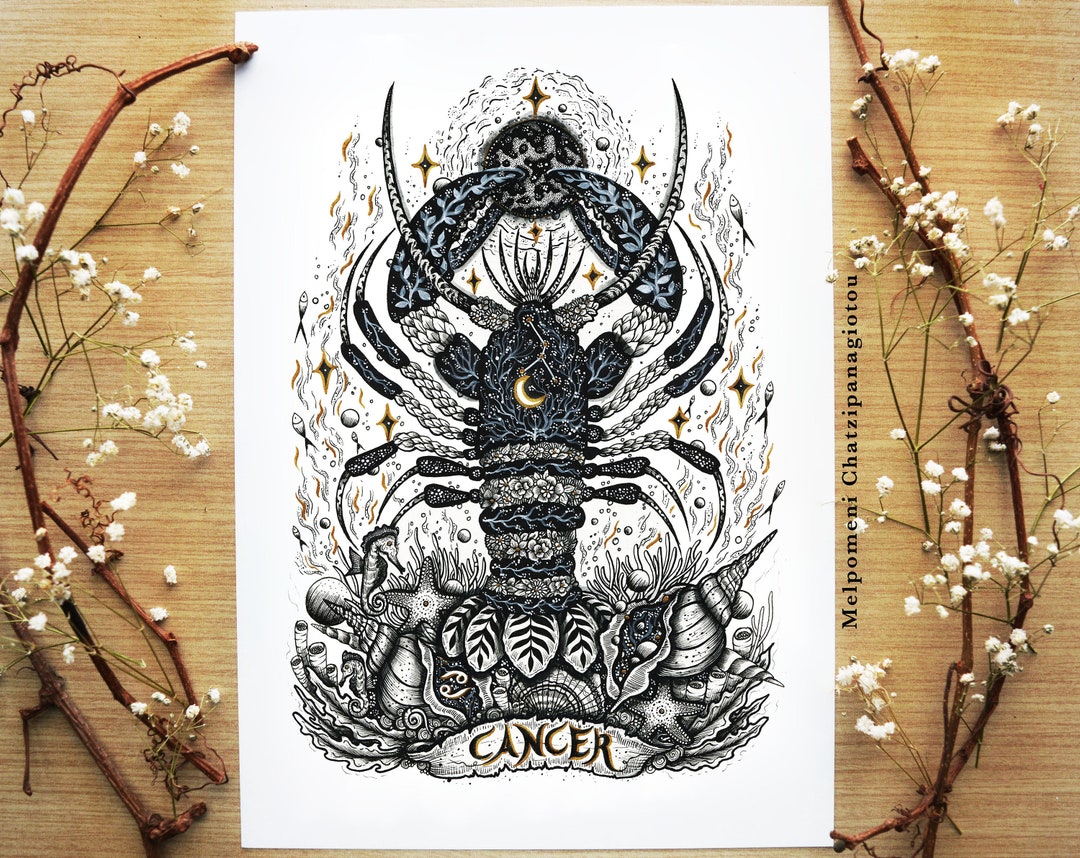 Cancer - Zodiac Signs, Astrology, Sea, Surrealart, Horoscope, Sea Shell ...