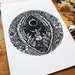 Solar Eclipse: the Path to Totality | Pen Drawing, Sun, Moon, Night ...